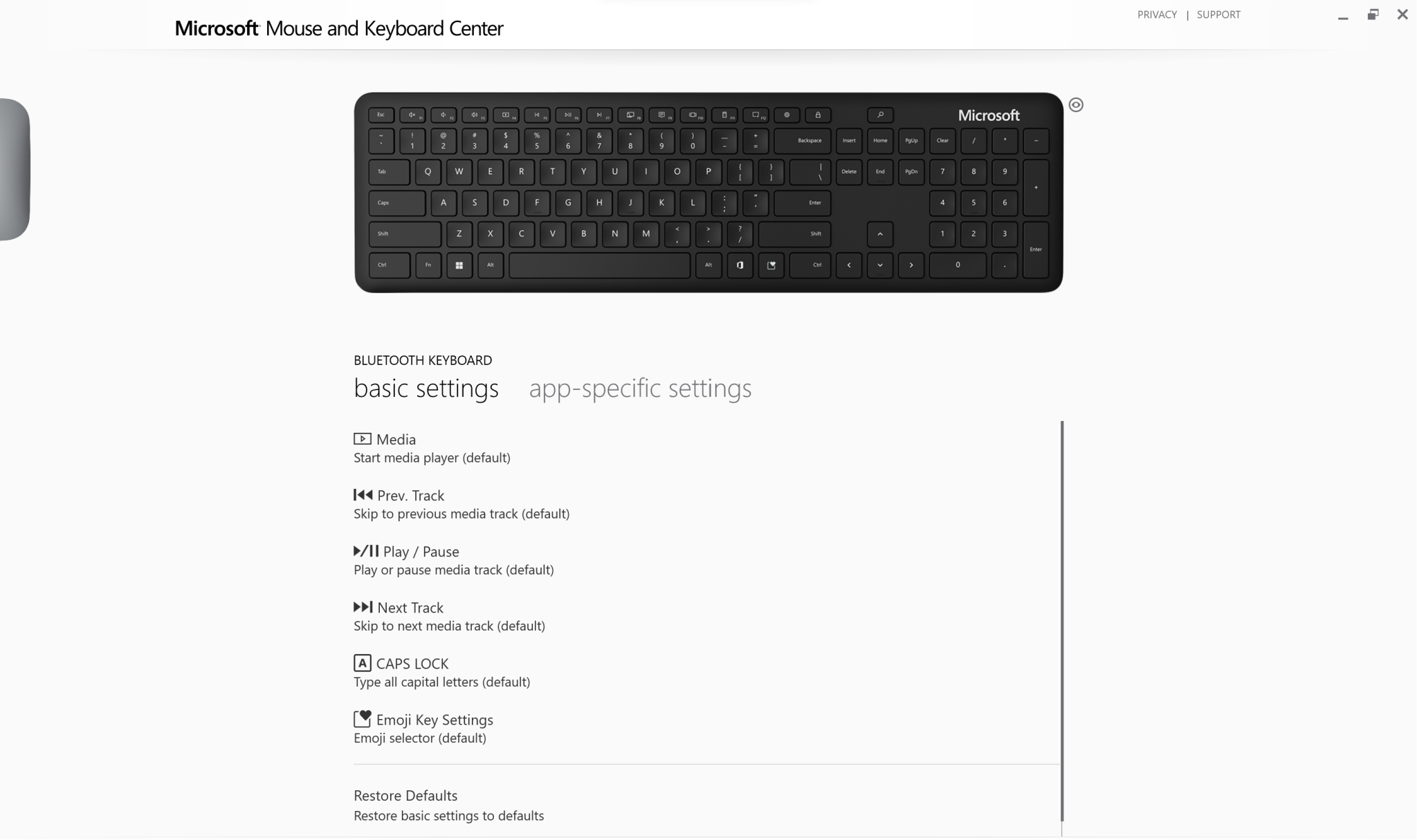Microsoft Mouse and Keyboard Center (Microsoft Modern Mobile Mouse ...
